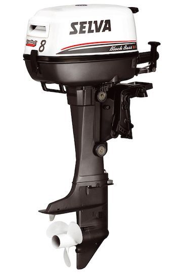 Selva Black Bass Big Foot 8HP 4-Stroke Extra Long Shaft Outboard ...